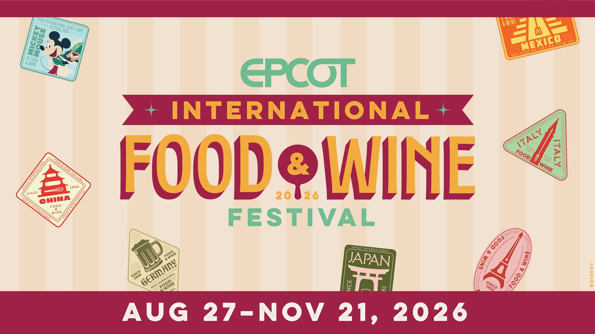 2026 EPCOT Food & Wine Festival Dates and Early Details Released ...